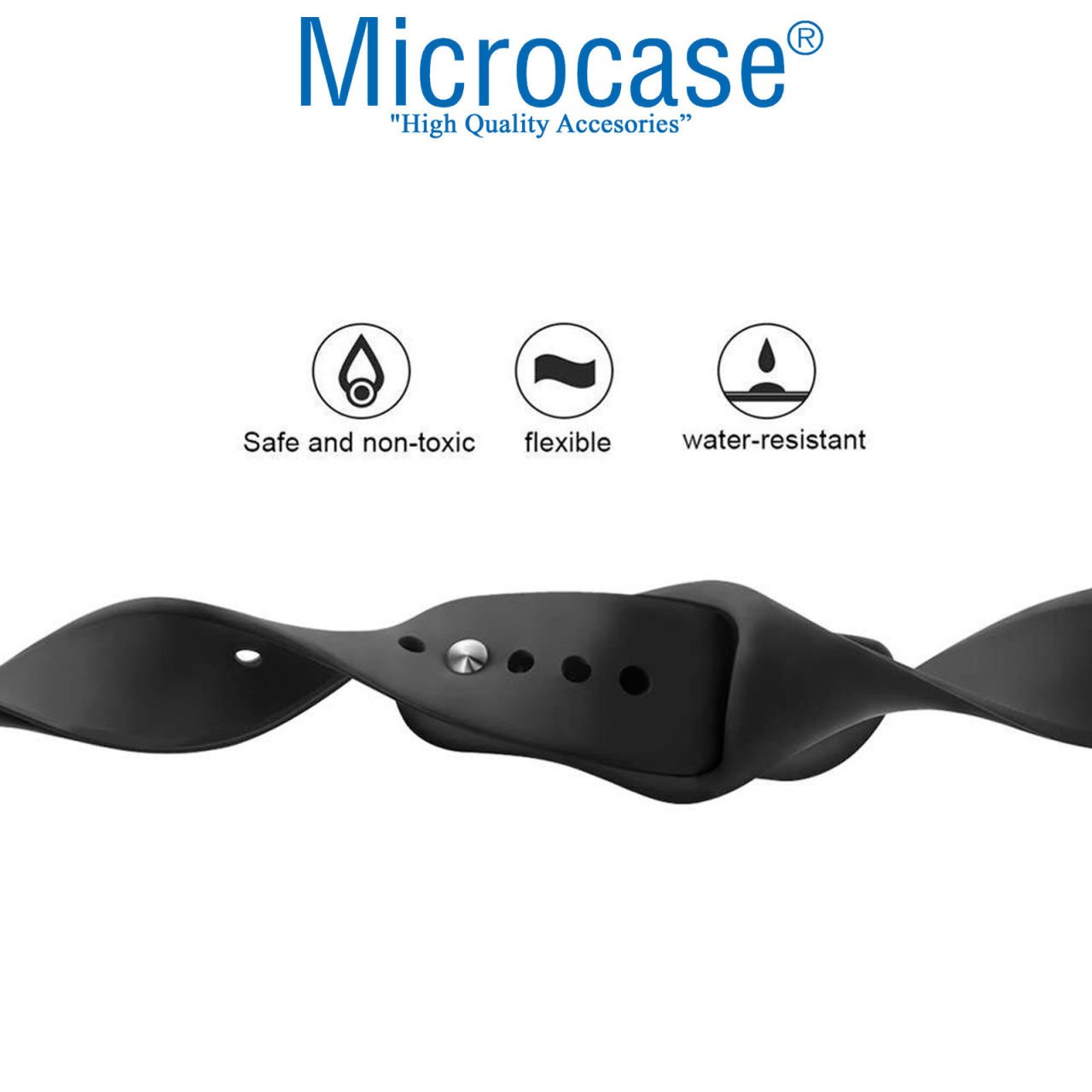 Microcase Huawei Watch GT 3 Pro 43mm için Silikon Kordon Kayış - KY10